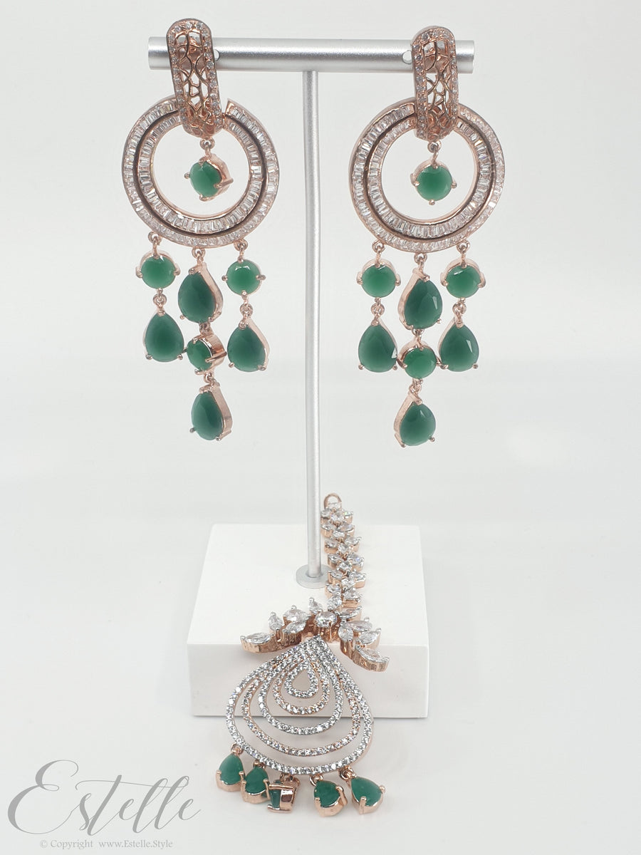 Estelle Earrings Tikli Set - Design 2 – Style.Estelle